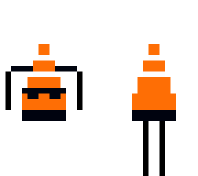 Traffic cone better | Minecraft Skin