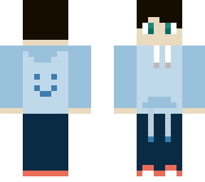 aesthetic blues | Minecraft Skin