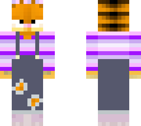 garfield purple finished | Minecraft Skin
