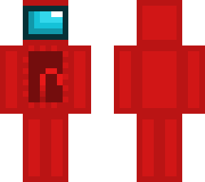 Among Us Red Impostor | Minecraft Skin