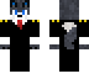 blue wolf furry | Minecraft Skins