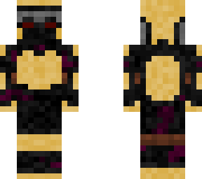 Espectro con armadura de oro | Minecraft Skin