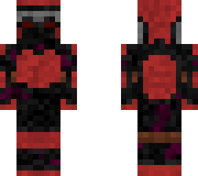Espectro con armadura roja | Minecraft Skin
