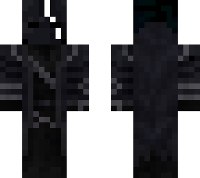 Masked Assassin Wearing Slashed Mask | Minecraft Skin