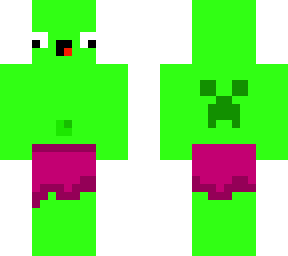 goofy creeper face | Minecraft Skins