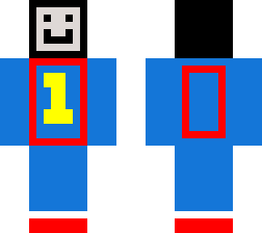 thomas the tank engine thomas | Minecraft Skins
