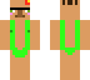 bikini villager | Minecraft Skins