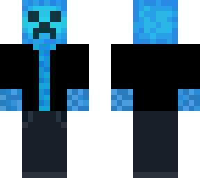 blue creeper | Minecraft Skin