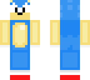 classic sonic | Minecraft Skin