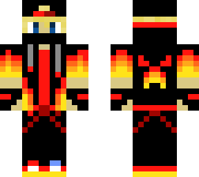 fire gamer | Minecraft Skins