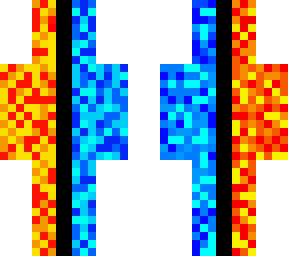 Ice and Fire | Minecraft Skin