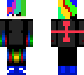 cool rainbow boy | Minecraft Skins