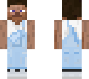 steve overalls one shoulder | Minecraft Skin