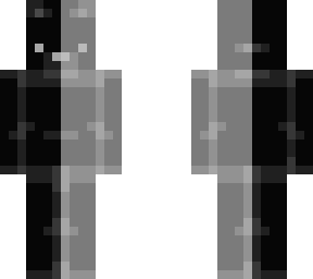 bear blacknwhite black grey | Minecraft Skins