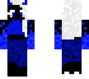 Blue flame demon | Minecraft Skin