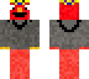 Drippy Elmo with Jacket | Minecraft Skin