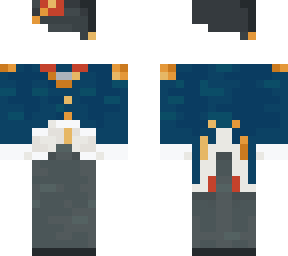 French Napoleonic Grenadier Captain (1815) | Minecraft Skin
