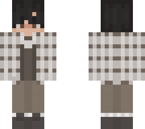 Gray/White Checkered | Minecraft Skin