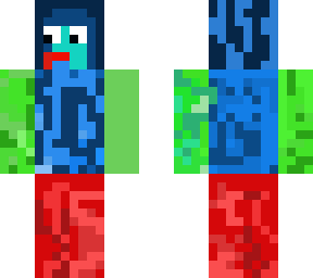 squid warp guy what I did when I was very board | Minecraft Skin