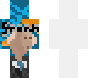 Stonks meme one side | Minecraft Skin