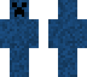 blue creeper | Minecraft Skin