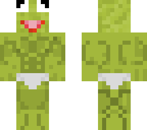 Buff Kermit | Minecraft Skin