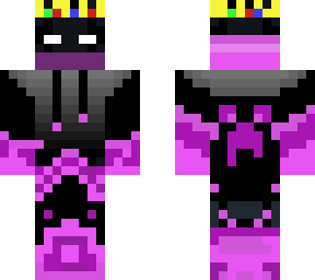 Endergamer with crown | Minecraft Skin