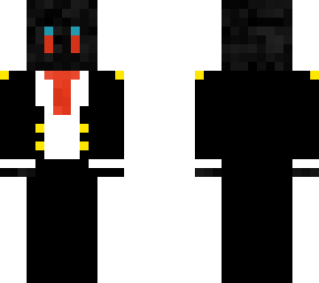 evil tux guy the right way round | Minecraft Skin