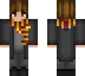 Male gryffindor WITH SCARF | Minecraft Skin