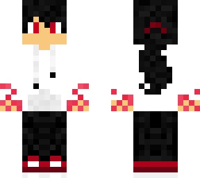 Man with ponytail | Minecraft Skin