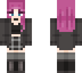 pink goth | Minecraft Skins