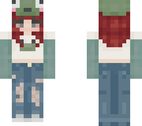 frog girl | Minecraft Skins