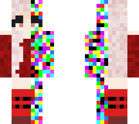 Sylvee Mcc Scuffed Corruped Skin Red Rabbits | Minecraft Skin