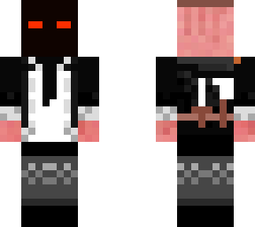 Technoblade with suit and mask | Minecraft Skin