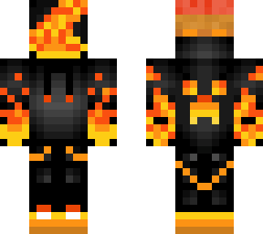 flaming mask | Minecraft Skin