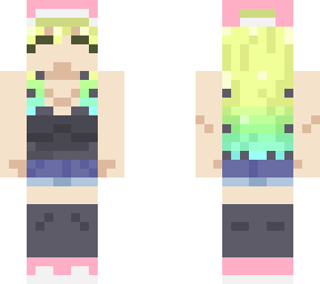 Lucoa (Eyes Closed) | Minecraft Skin