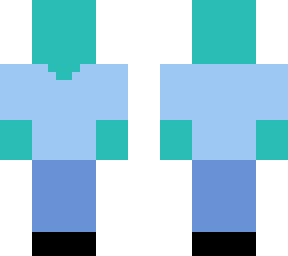 Turquoise man 3. | Minecraft Skin