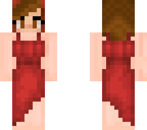 Devi_Red_Dress | Minecraft Skin