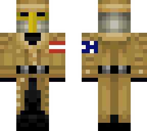 HelSpawntarHeel w/ Colonel Autumn Coat V3 w/ armband | Minecraft Skin