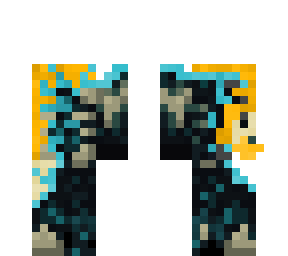 infected sculk template | Minecraft Skin