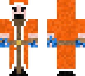 Orange Wizard | Minecraft Skin