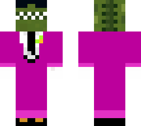 The gator in a pink suit part 2 | Minecraft Skin