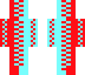 Blue and Red | Minecraft Skin