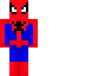 flat Spiderman | Minecraft Skin