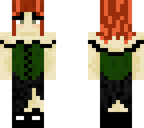 goth red head | Minecraft Skin