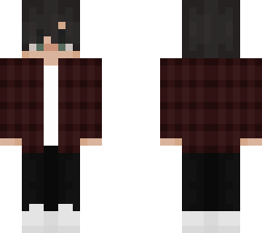 Noah Camisa Roja Cuadros | Minecraft Skin