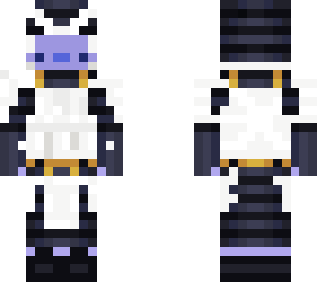 Samurai Axolotl | Minecraft Skin