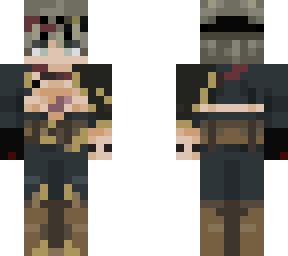 Asta - black clover | Minecraft Skin