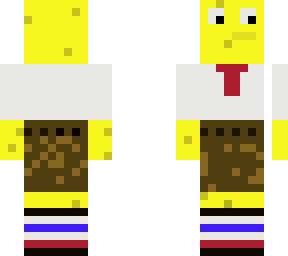 bob esponja | Minecraft Skin