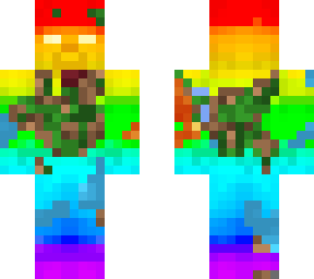 rainbow steve | Minecraft Skins